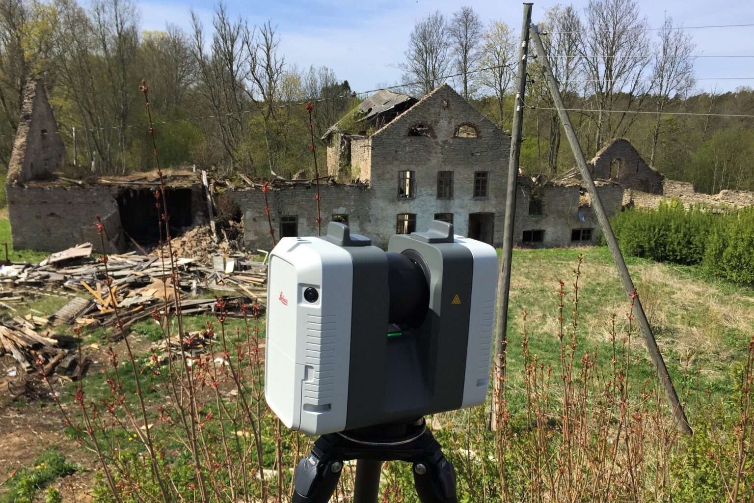 Laser scanning of the manor complex in Estonia – DataCap OÜ